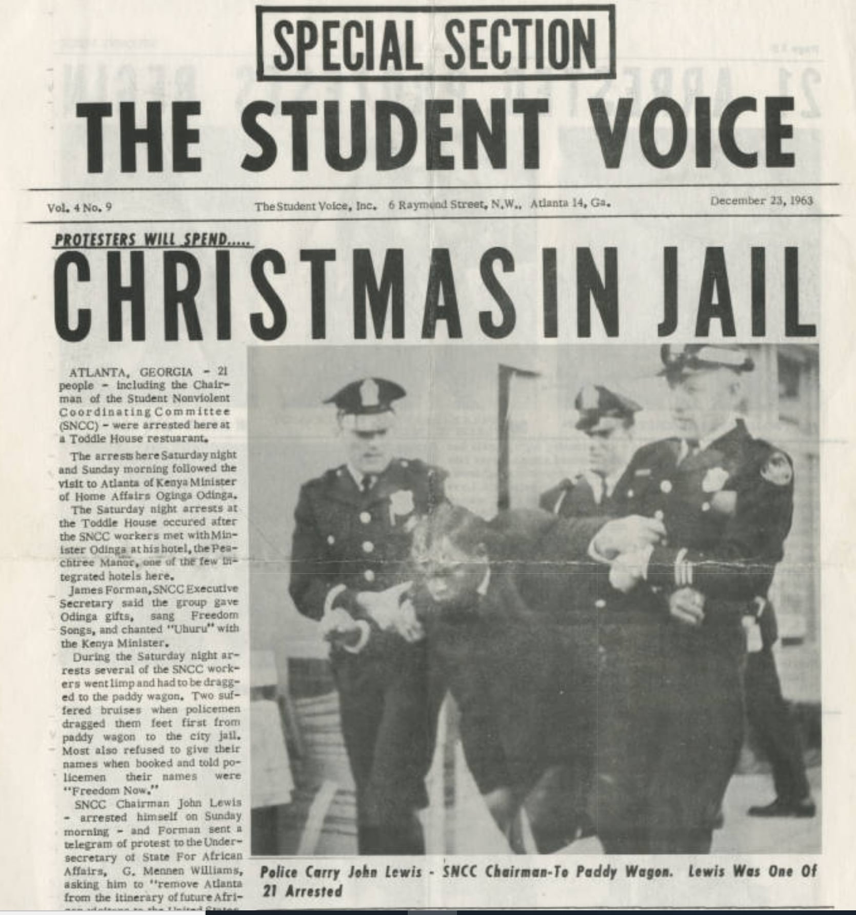 John Lewis "Arrests Himself" (1963)